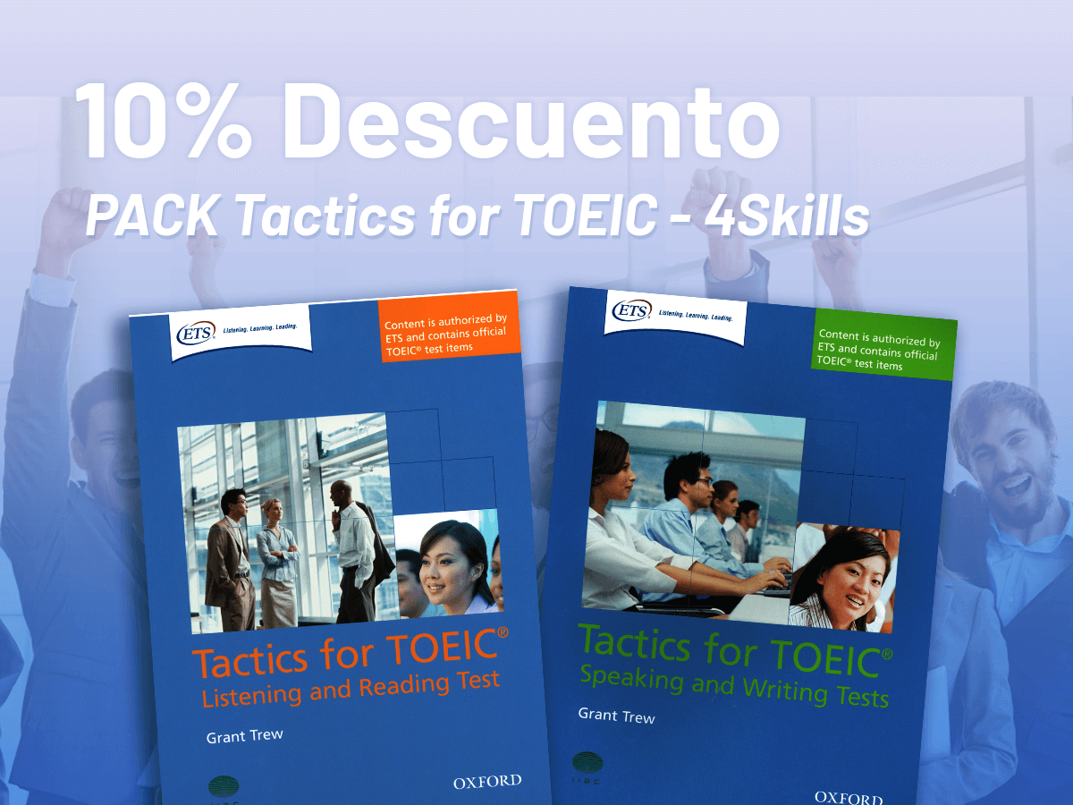 10% DTO - PACK TACTICS FOR TOEIC 4 SKILLS | Capman.es